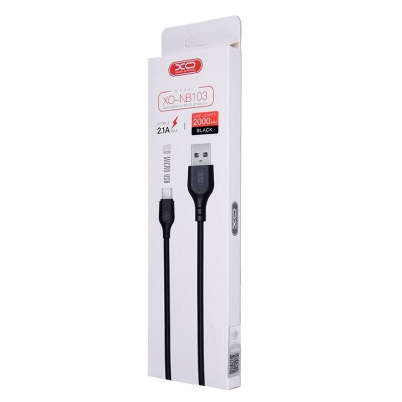 XO USB- Micro USB laidas 2m 2,1A