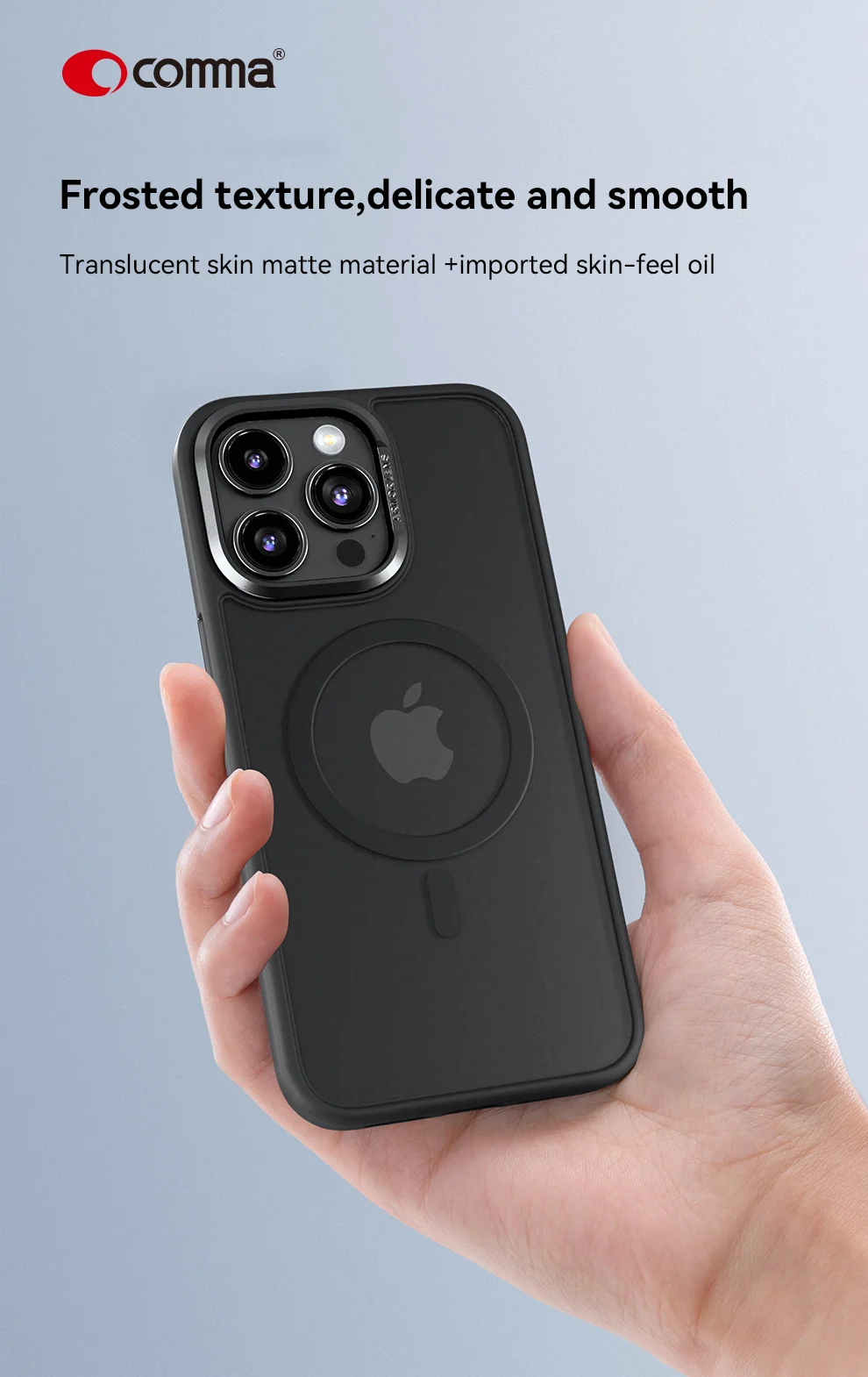 Comma iPhone 16 Pro Max Joy Elegant Magsafe dėklas|Mobili prekyba