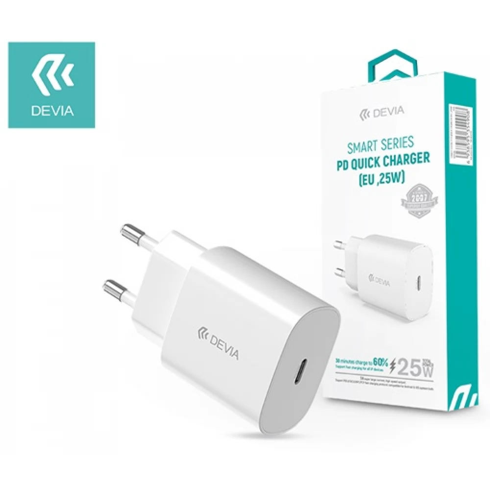 Devia Smart PD tinklo įkroviklis - 25W|Mobili prekyba